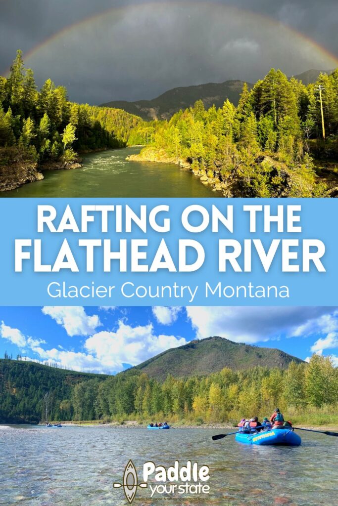 Rafting the Flathead River at Glacier National Park, Montana